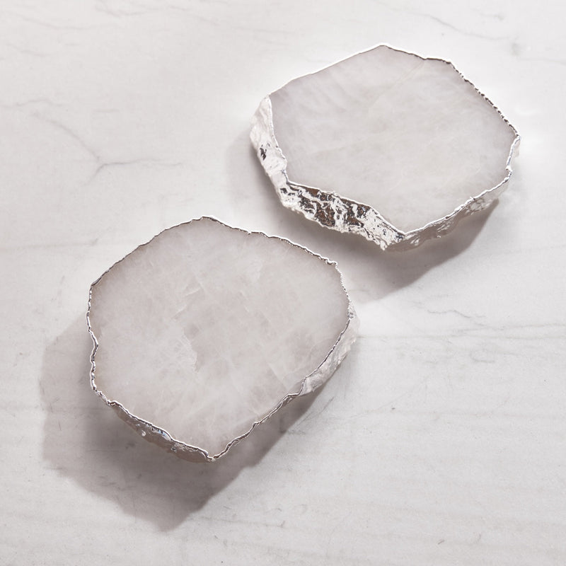 Kivita Crystal Quartz Coasters