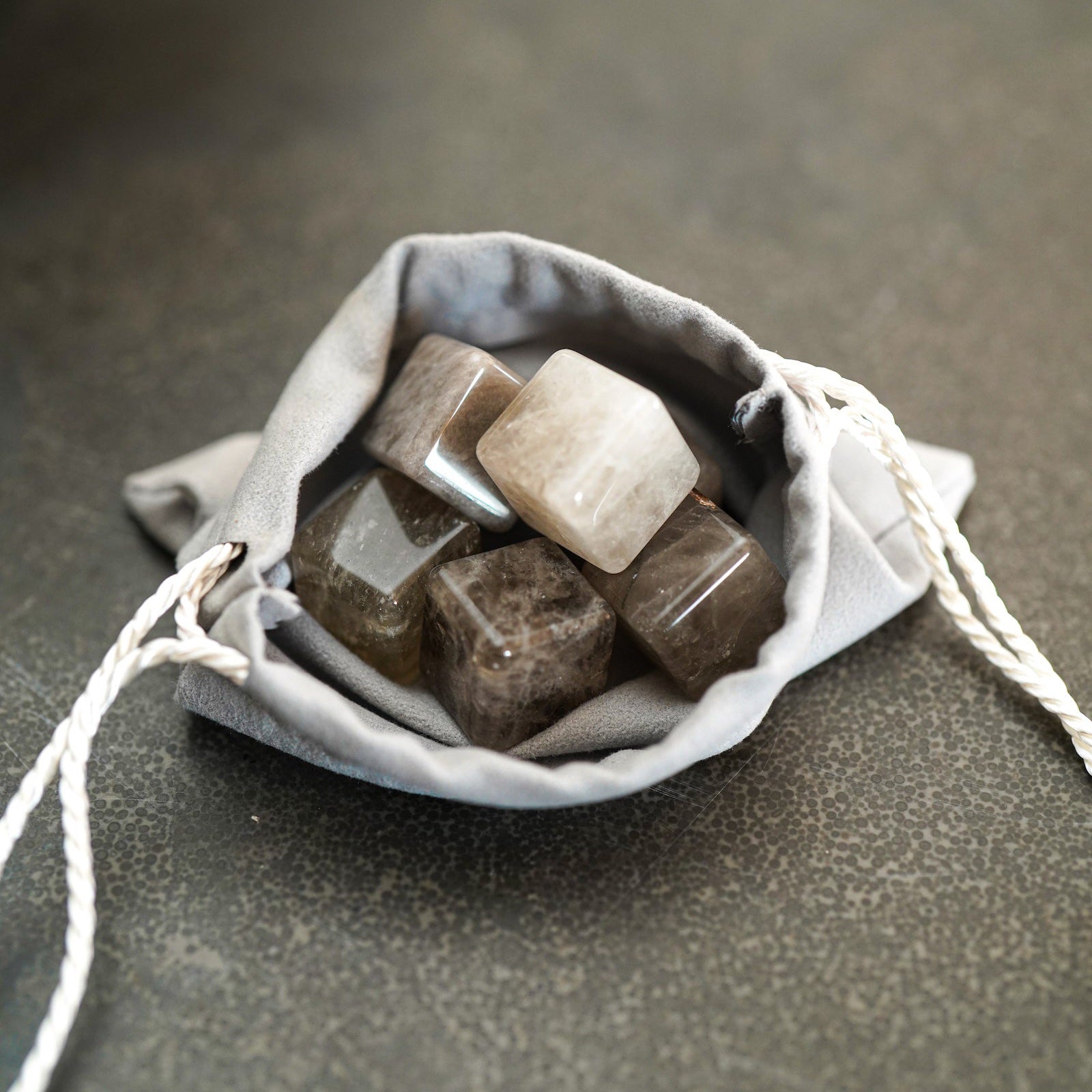 Vida Whiskey Gems, Smoky Quartz, Set of 6